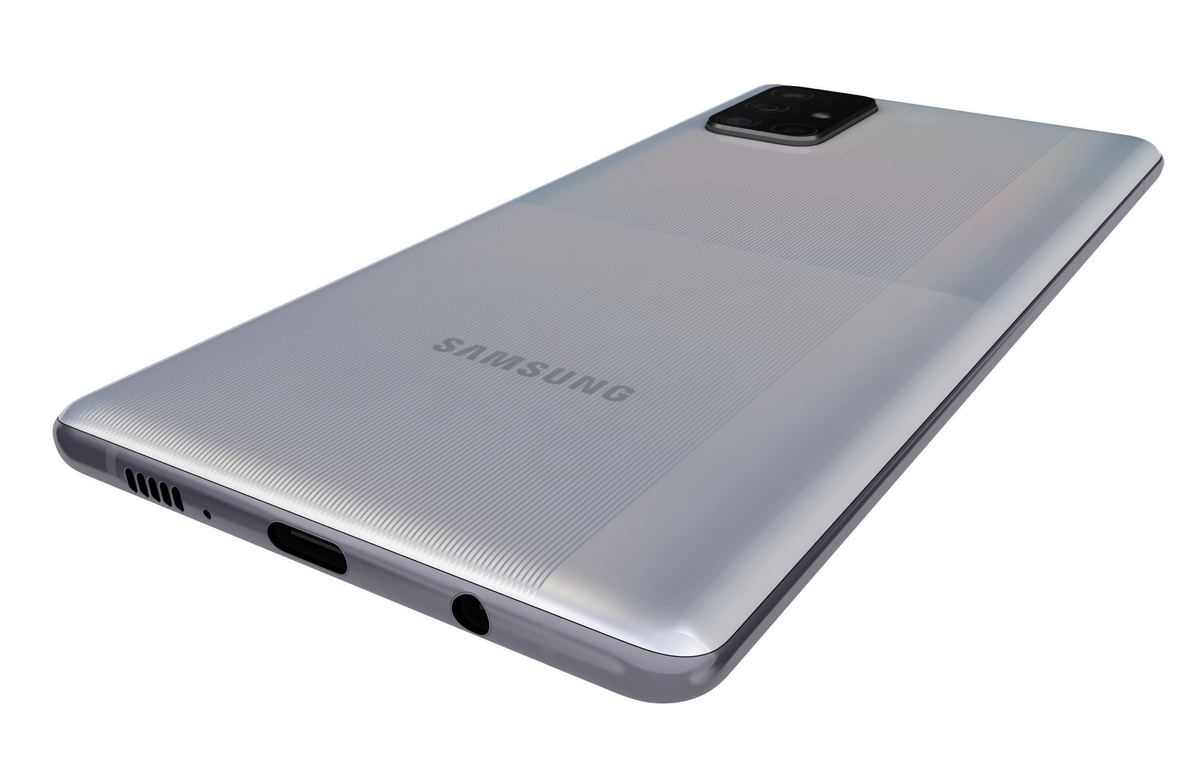 Samsung Galaxy A71 5G White 3D model | CGTrader