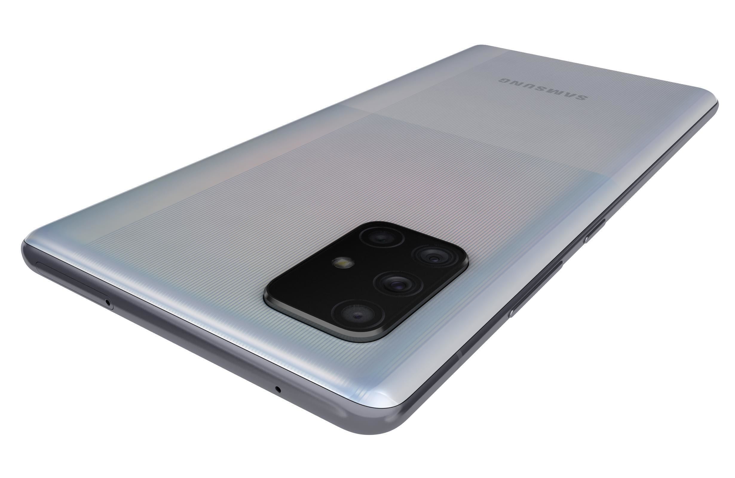 Samsung Galaxy A71 5G White 3D model | CGTrader