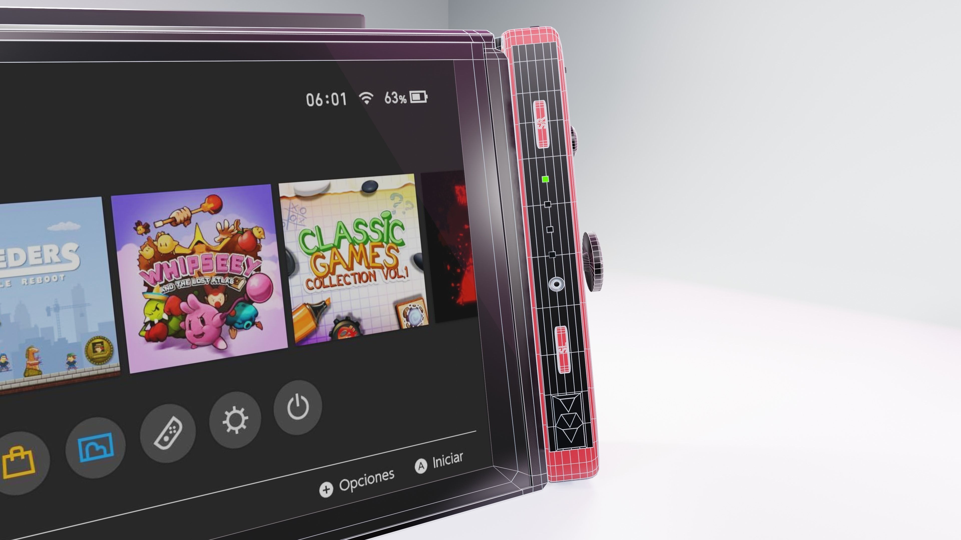 Nintendo Switch Low Poly High Detailed free VR / AR / low-poly 3D model ...