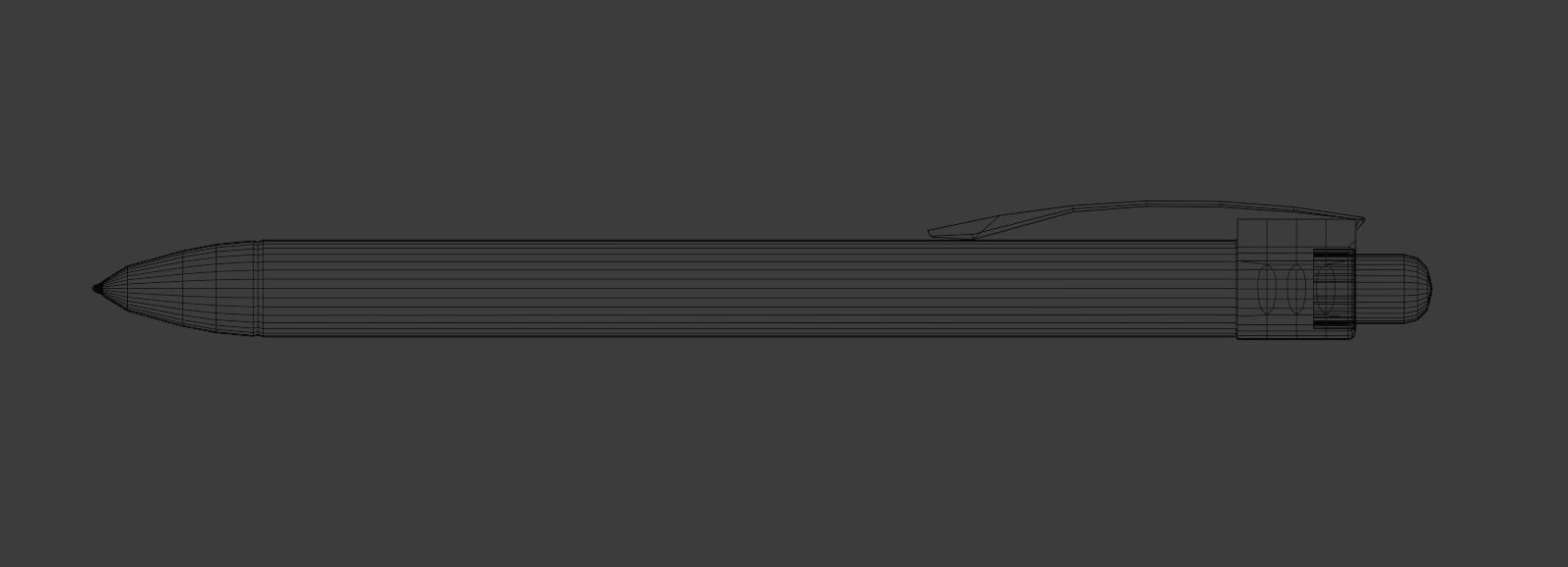 Free Pen Model with basic texture free 3D model | CGTrader