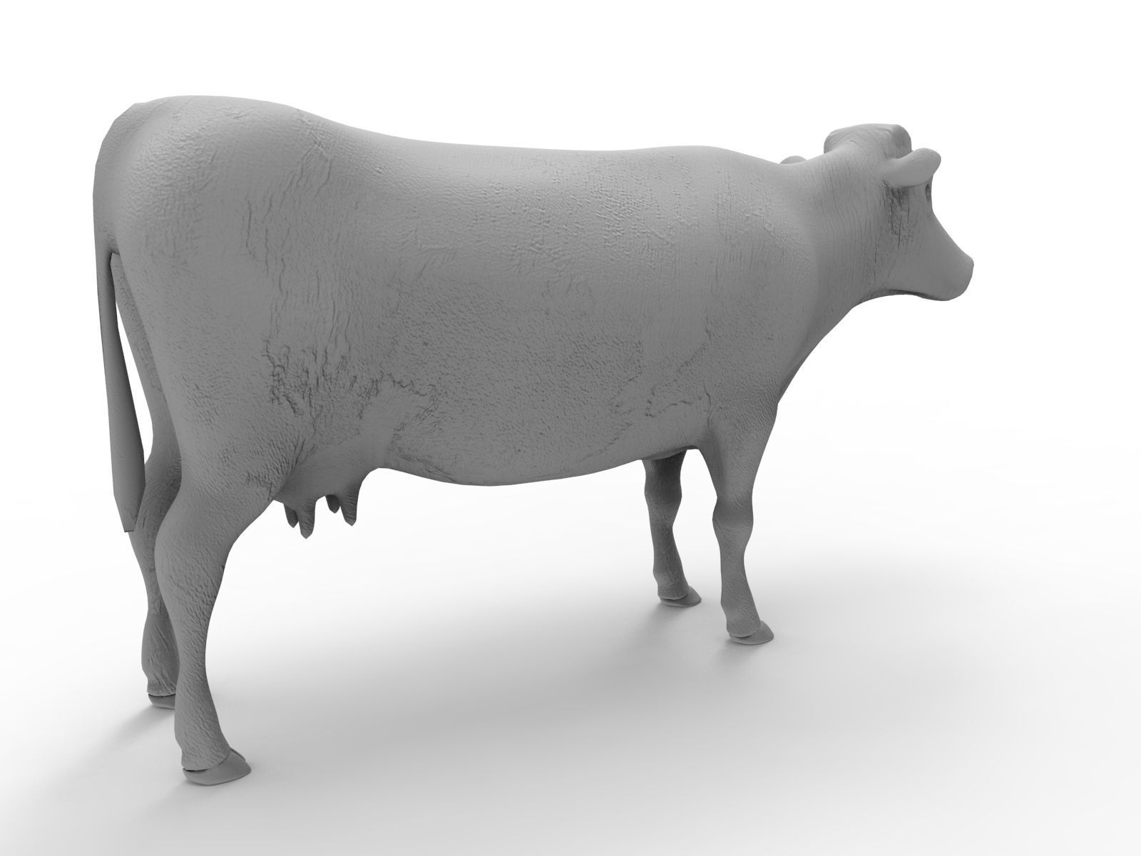 3D model Brown Cow Cattle VR / AR / low-poly | CGTrader