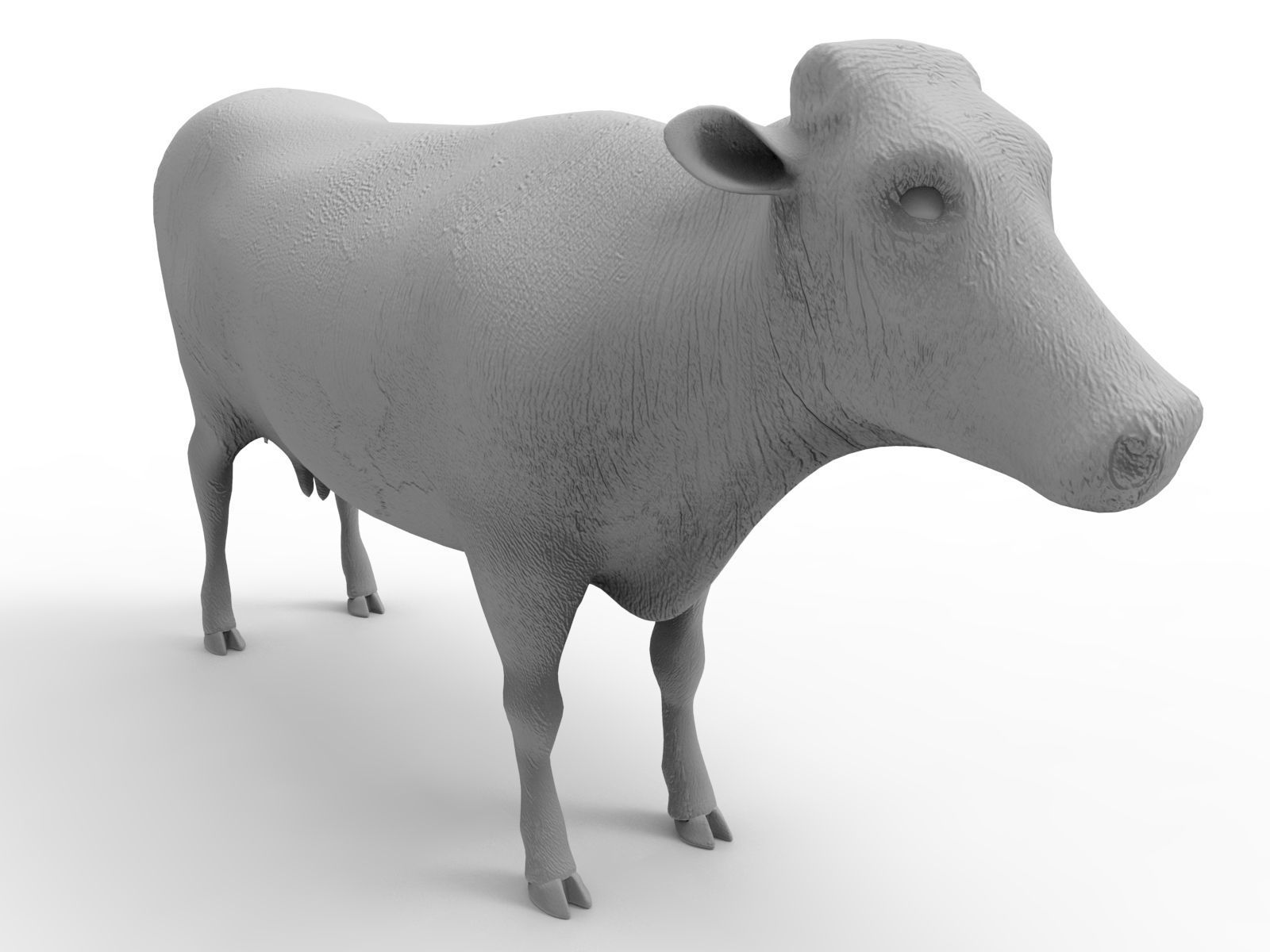 3D model Brown Cow Cattle VR / AR / low-poly | CGTrader