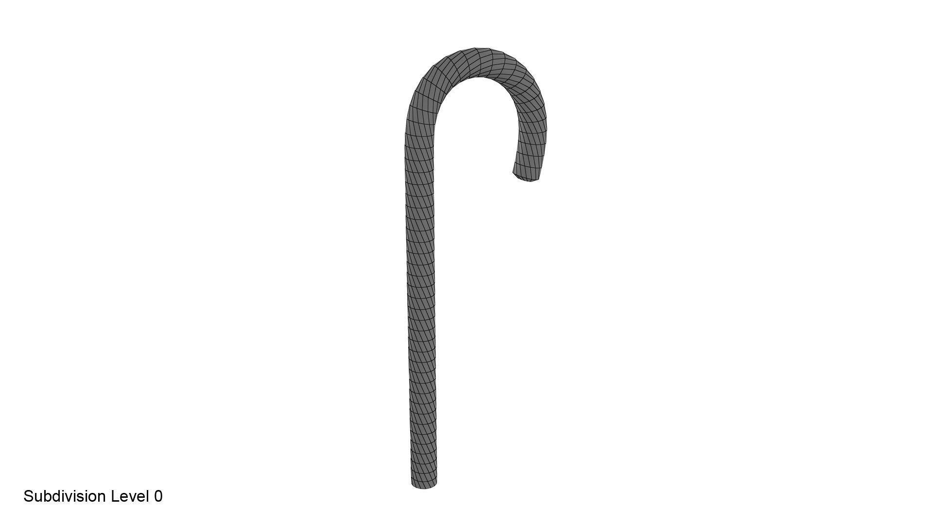 Candy cane 3D model | CGTrader