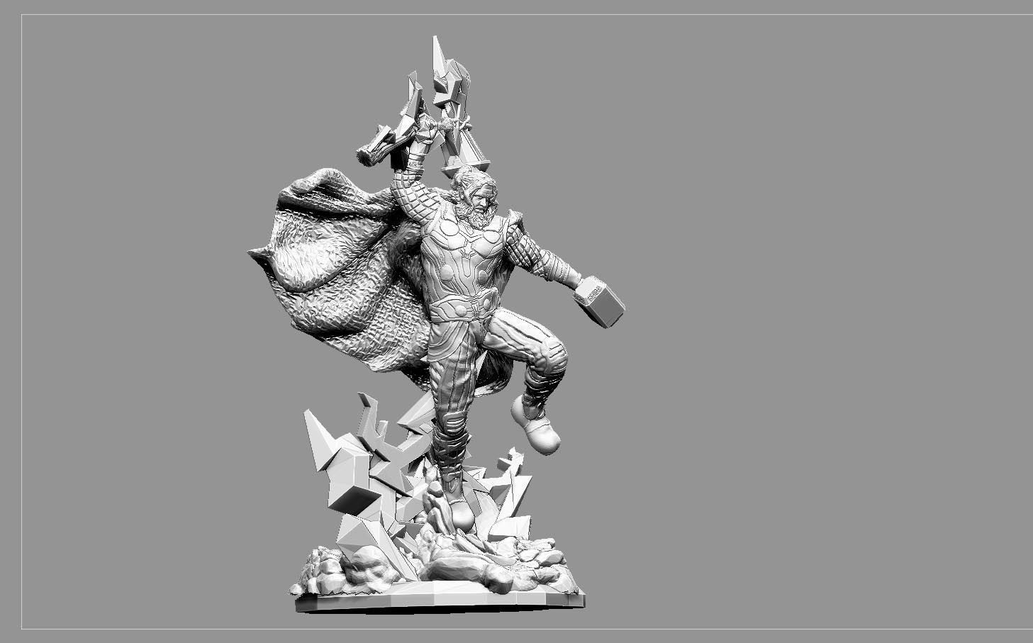 THOR AVENGERS ENDGAME MCU marvel PRINTABLE 3D model 3D printable | CGTrader
