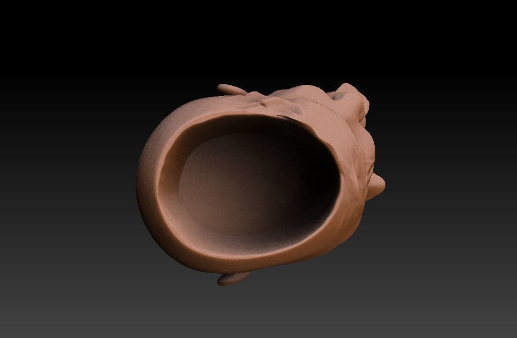 human face stylized pot 3D print model 3D model 3D printable | CGTrader