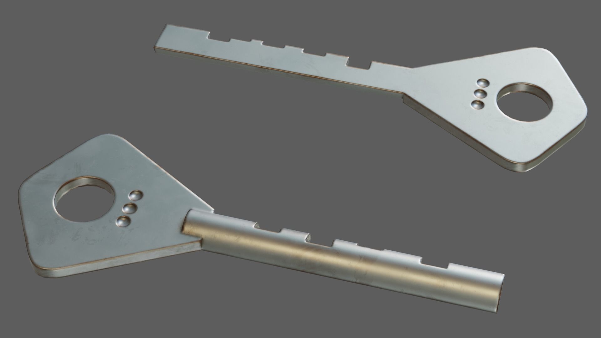 3D model Low poly keys VR / AR / low-poly | CGTrader