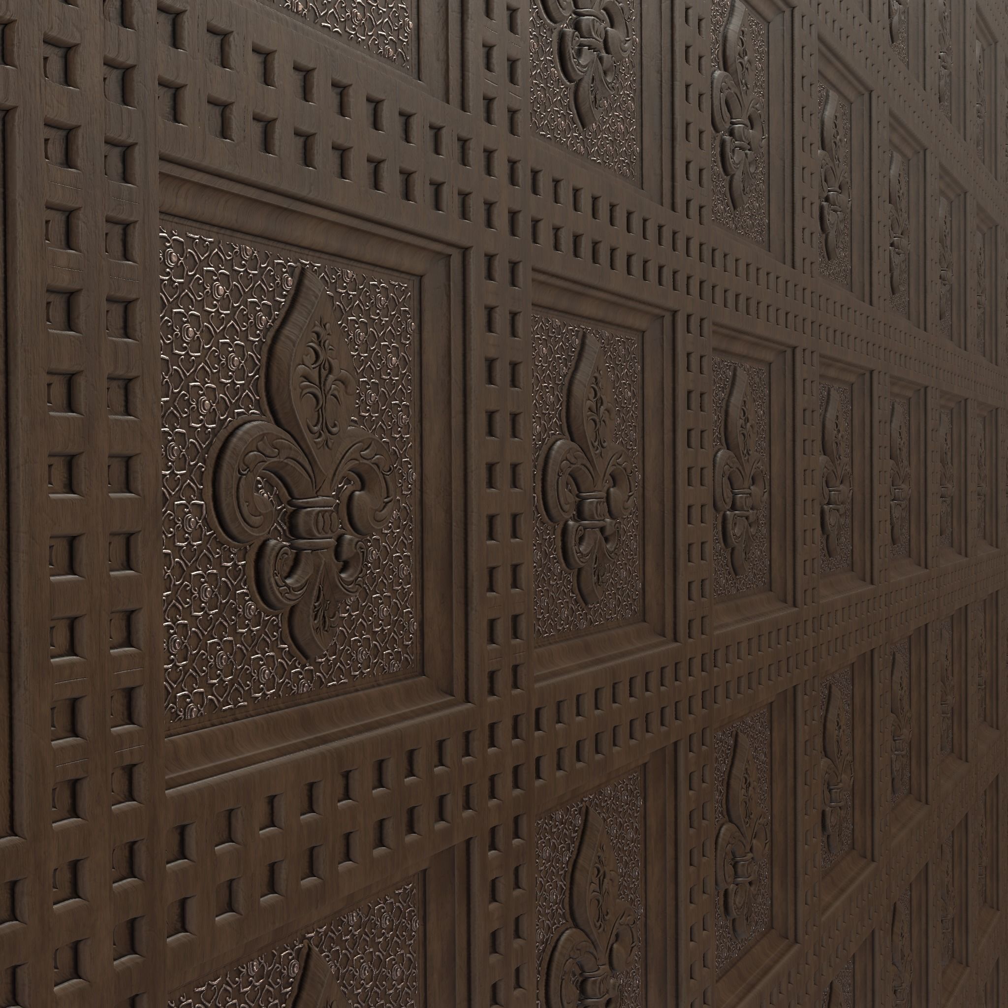 Wooden Panels PBR Material Texture | CGTrader