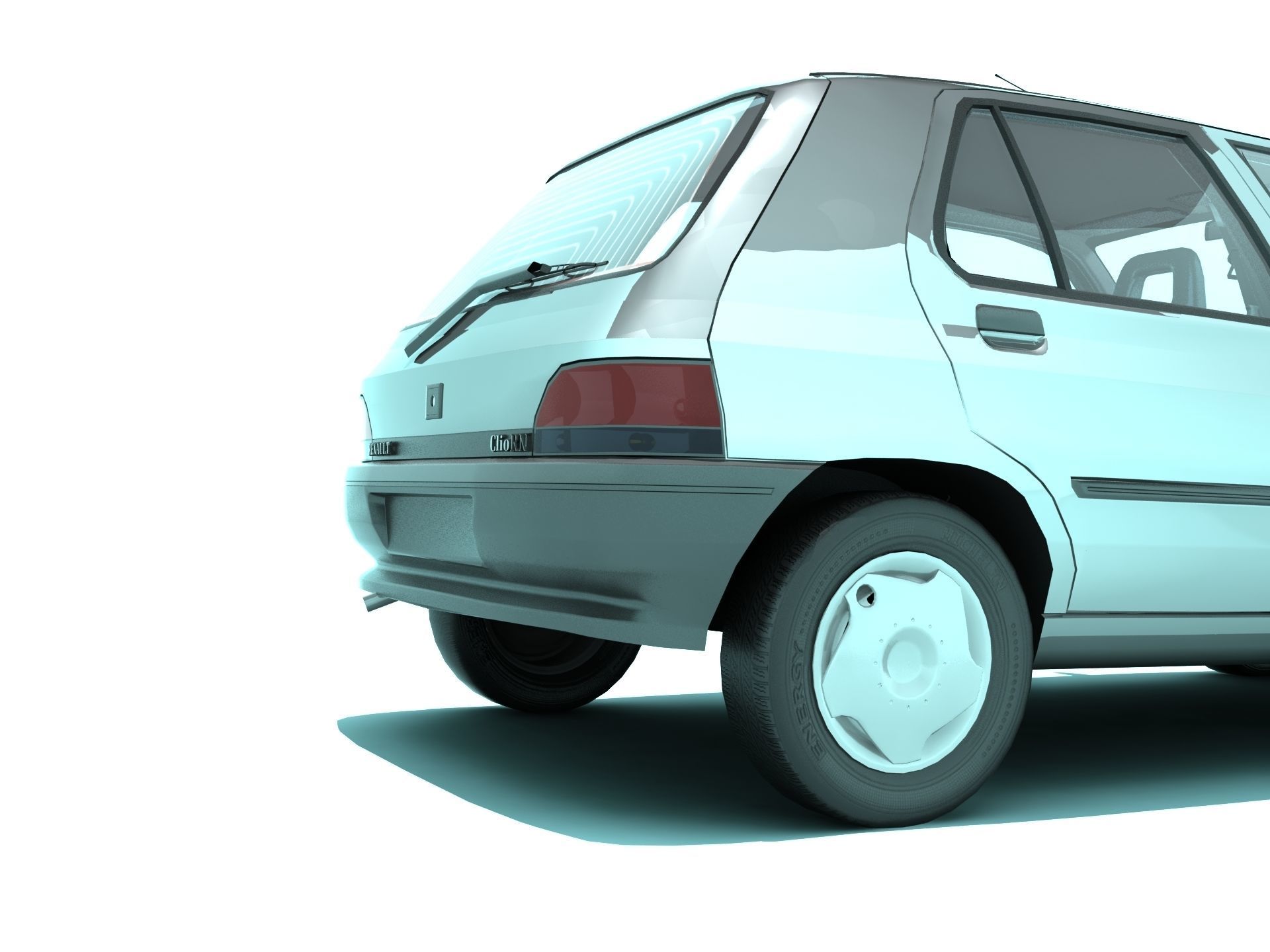 3D model Renault Clio I VR / AR / low-poly | CGTrader