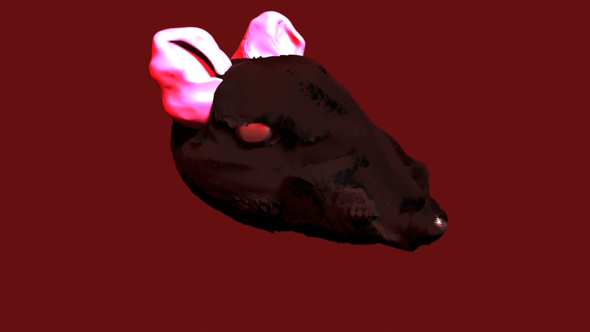 Richte mask Hotline miami 3D model | CGTrader