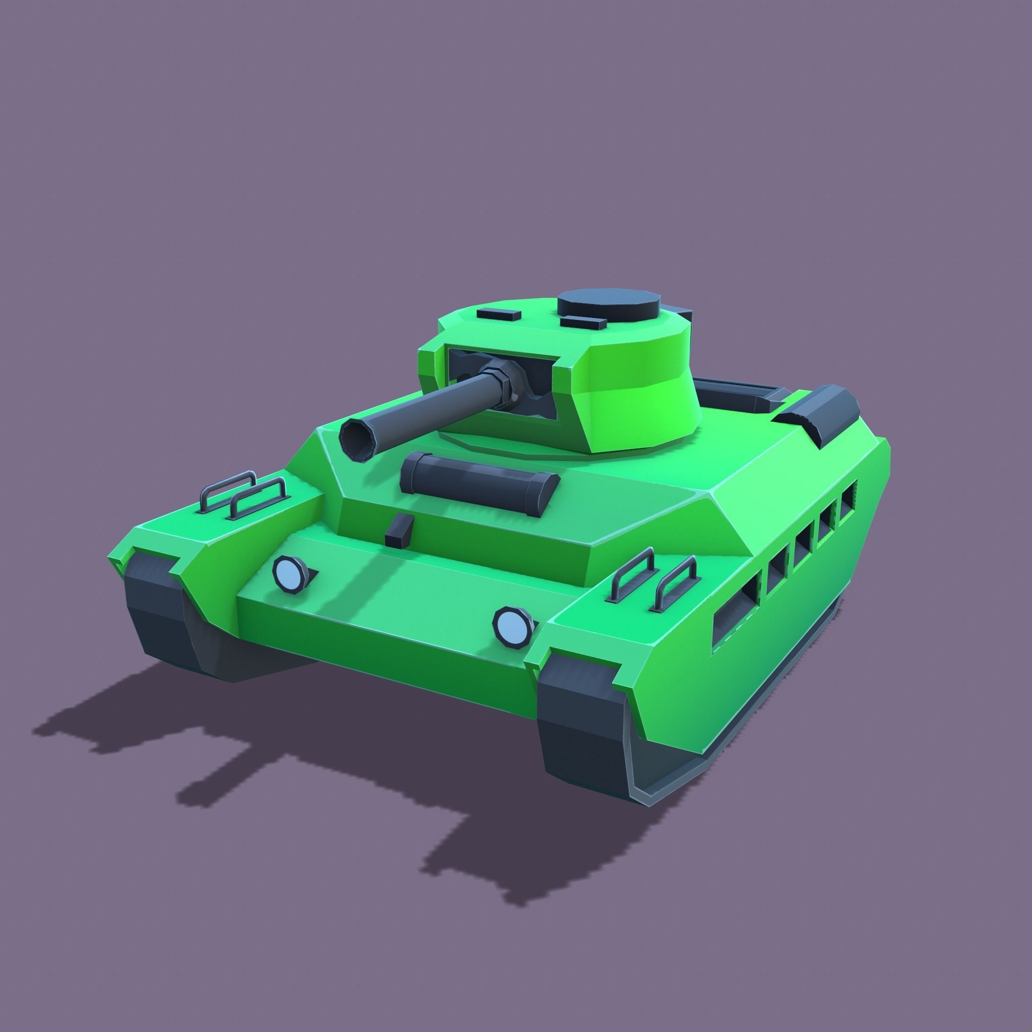 3D model Stylized tanks pack VR / AR / low-poly | CGTrader