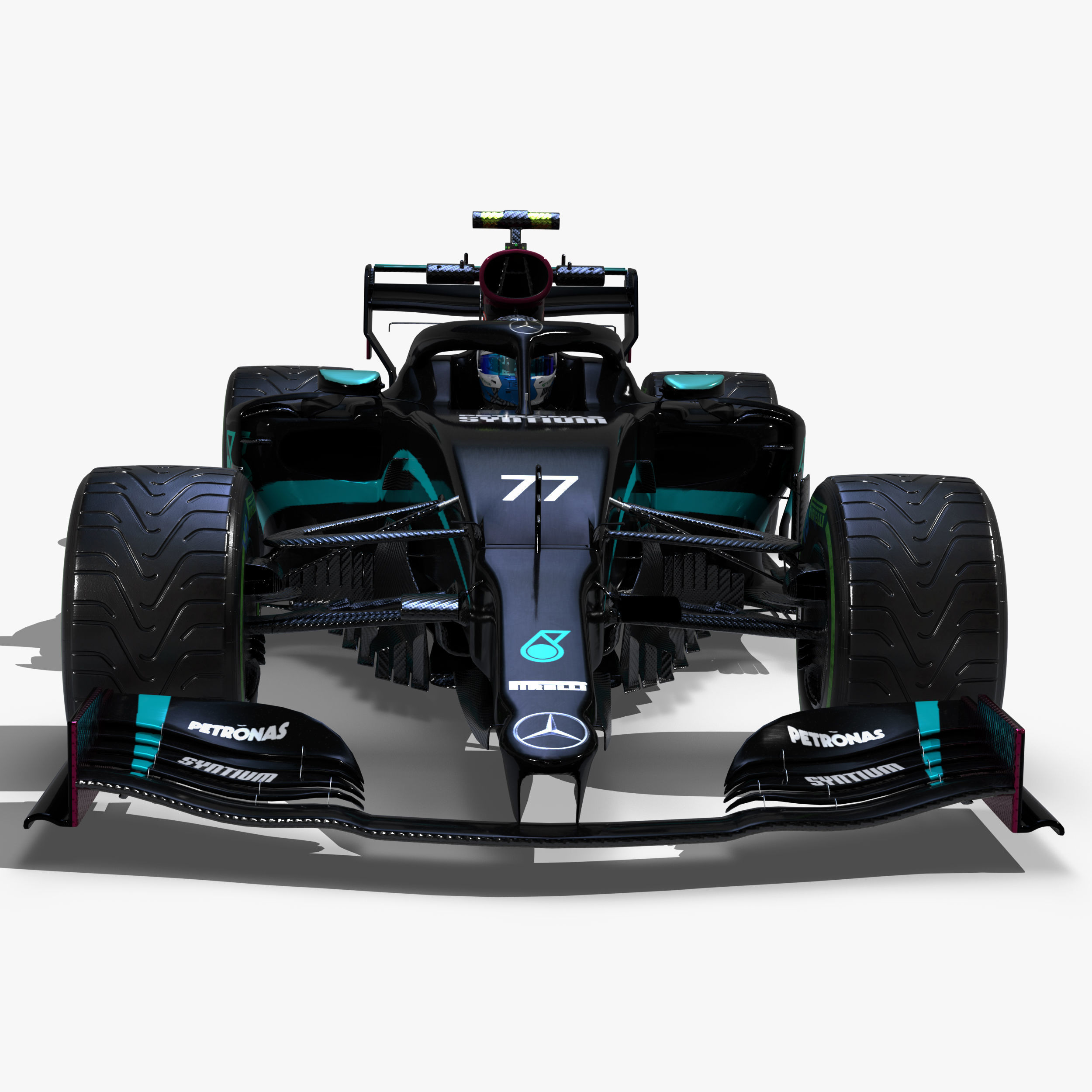 3D model Mercedes AMG F1 W11 EQ Power 2020 VR / AR / low-poly | CGTrader