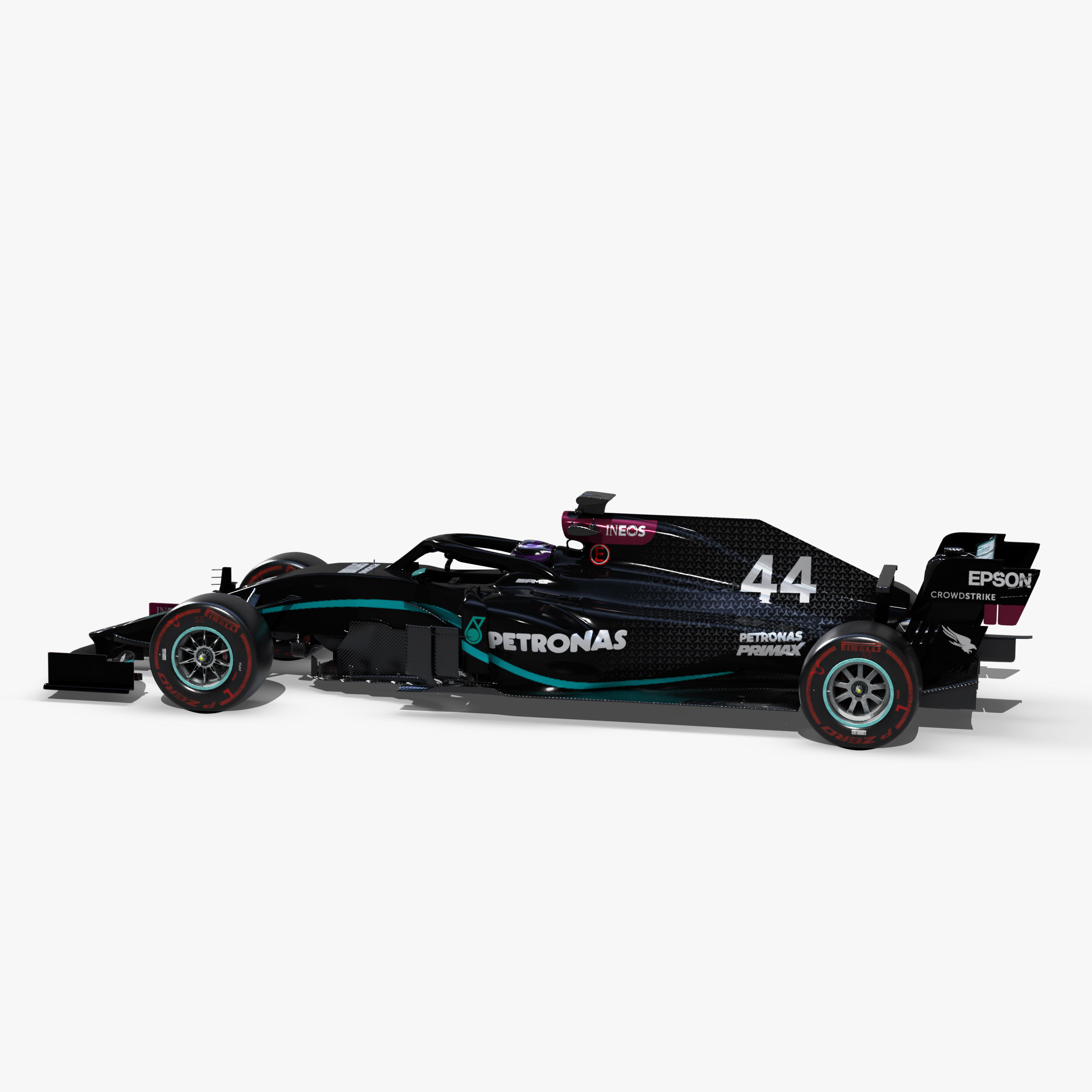 3D model Mercedes AMG F1 W11 EQ Power 2020 VR / AR / low-poly | CGTrader