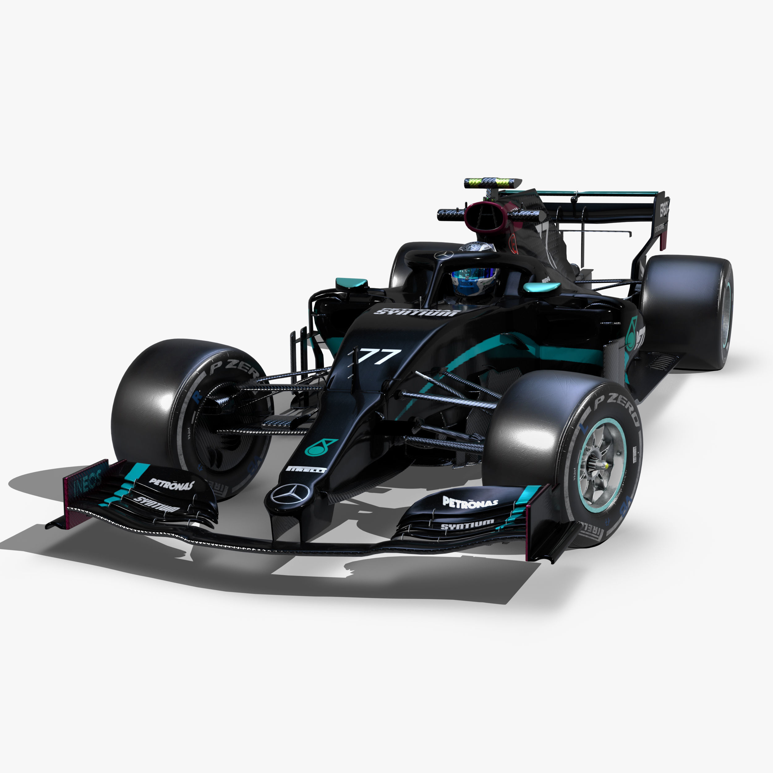3D model Mercedes AMG F1 W11 EQ Power 2020 VR / AR / low-poly | CGTrader