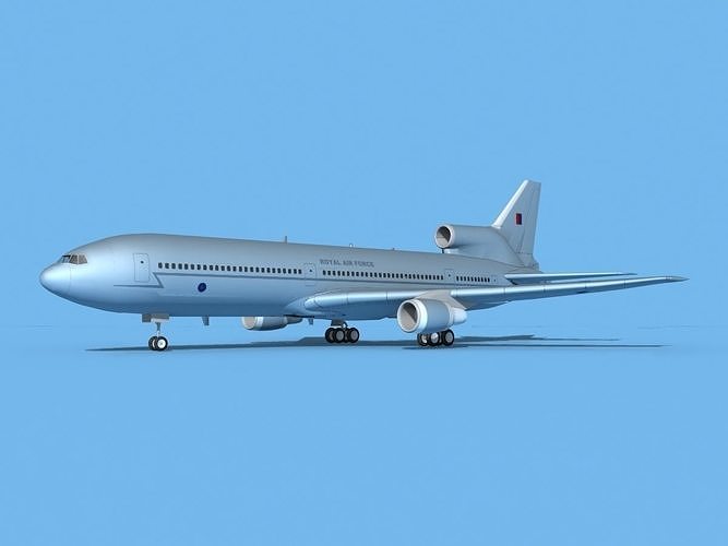 Lockheed L-1011 Royal Air Force 2 3D model rigged | CGTrader