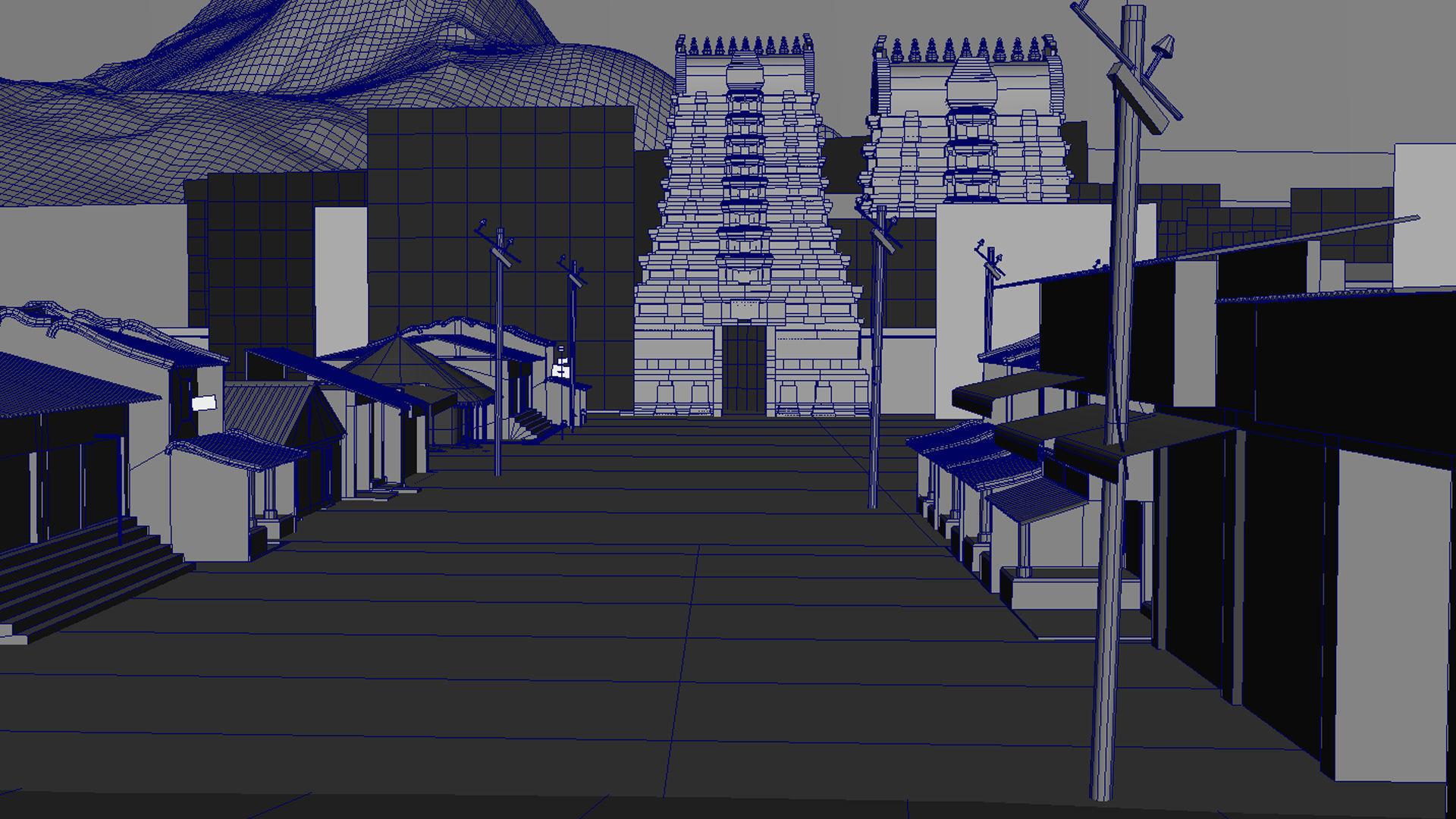 village india 3d model 3D model | CGTrader