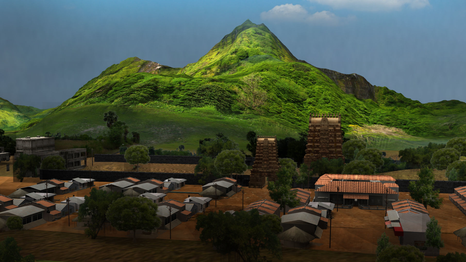 village india 3d model 3D model | CGTrader