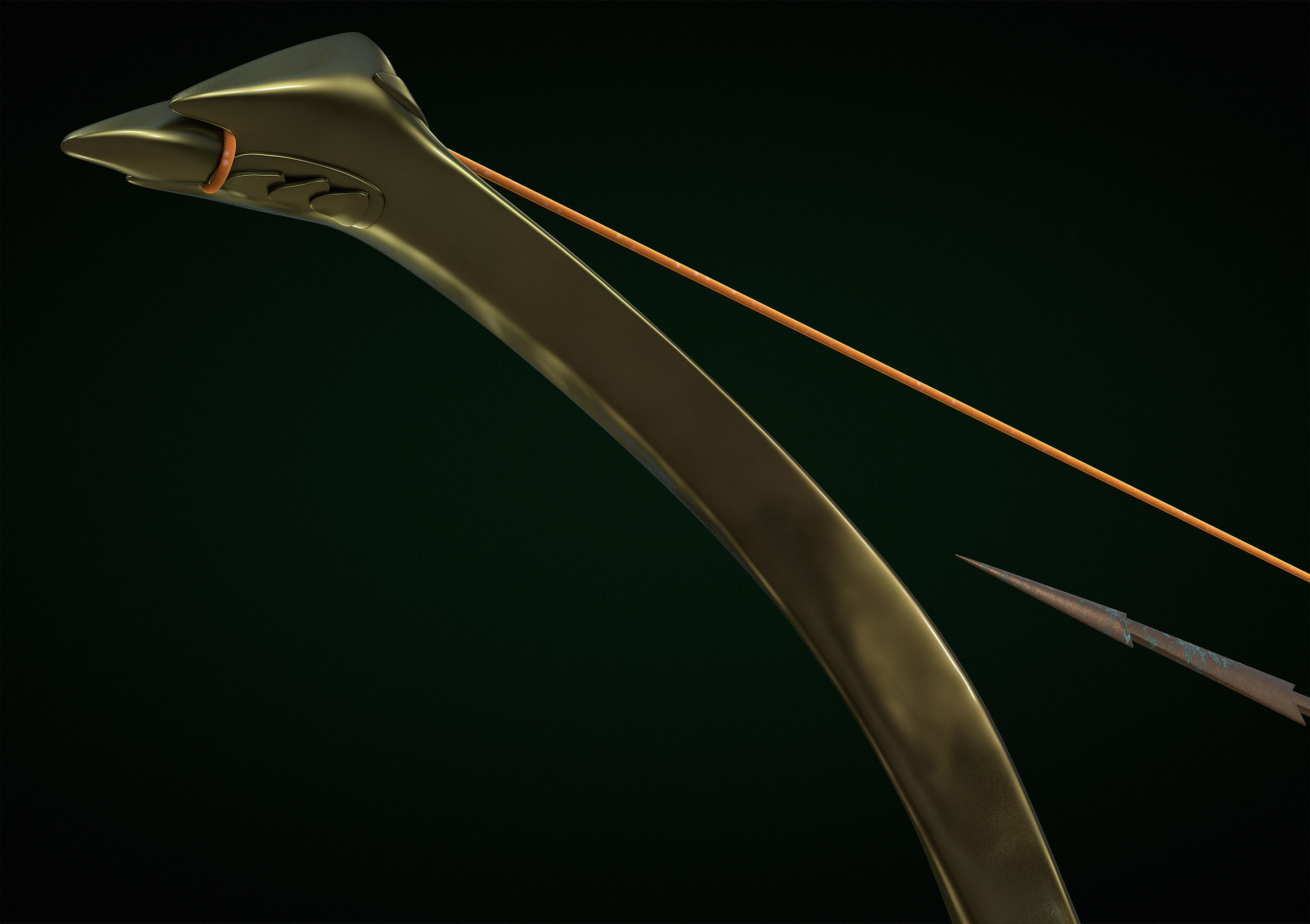 3D model hobbit bow VR / AR / low-poly | CGTrader