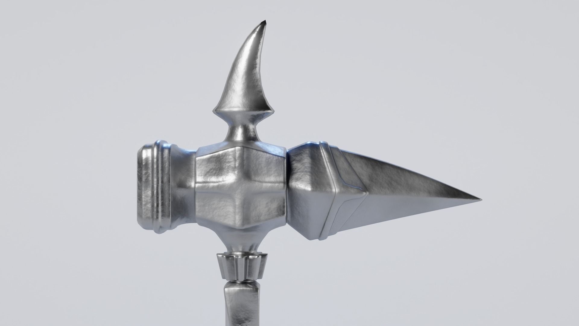 3D model Warpick pair of metal swords with blades VR / AR / low-poly ...