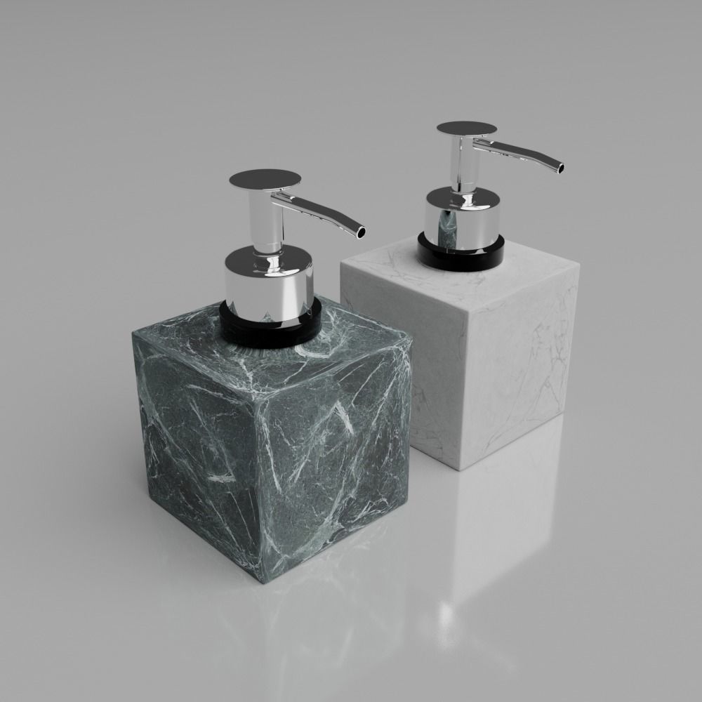 Soap dispenser free 3D model rigged | CGTrader