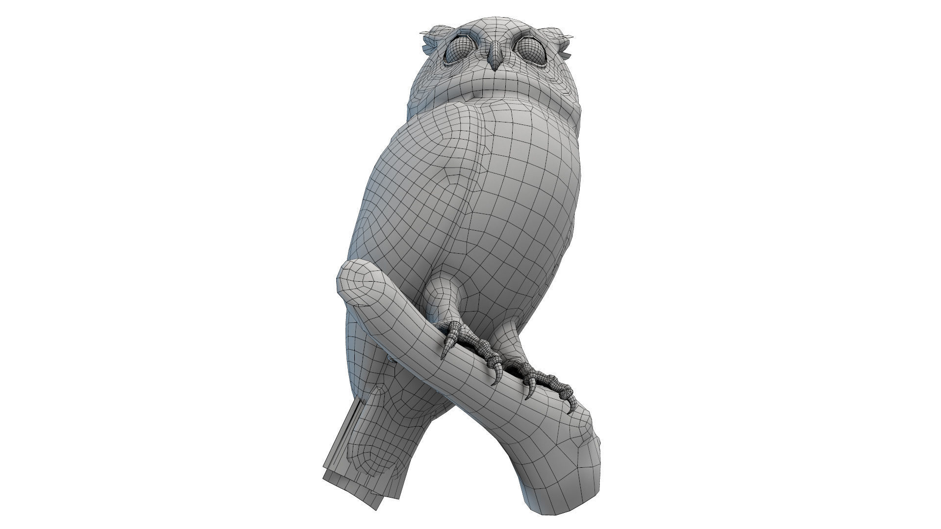 3D model Screech Owl VR / AR / low-poly | CGTrader