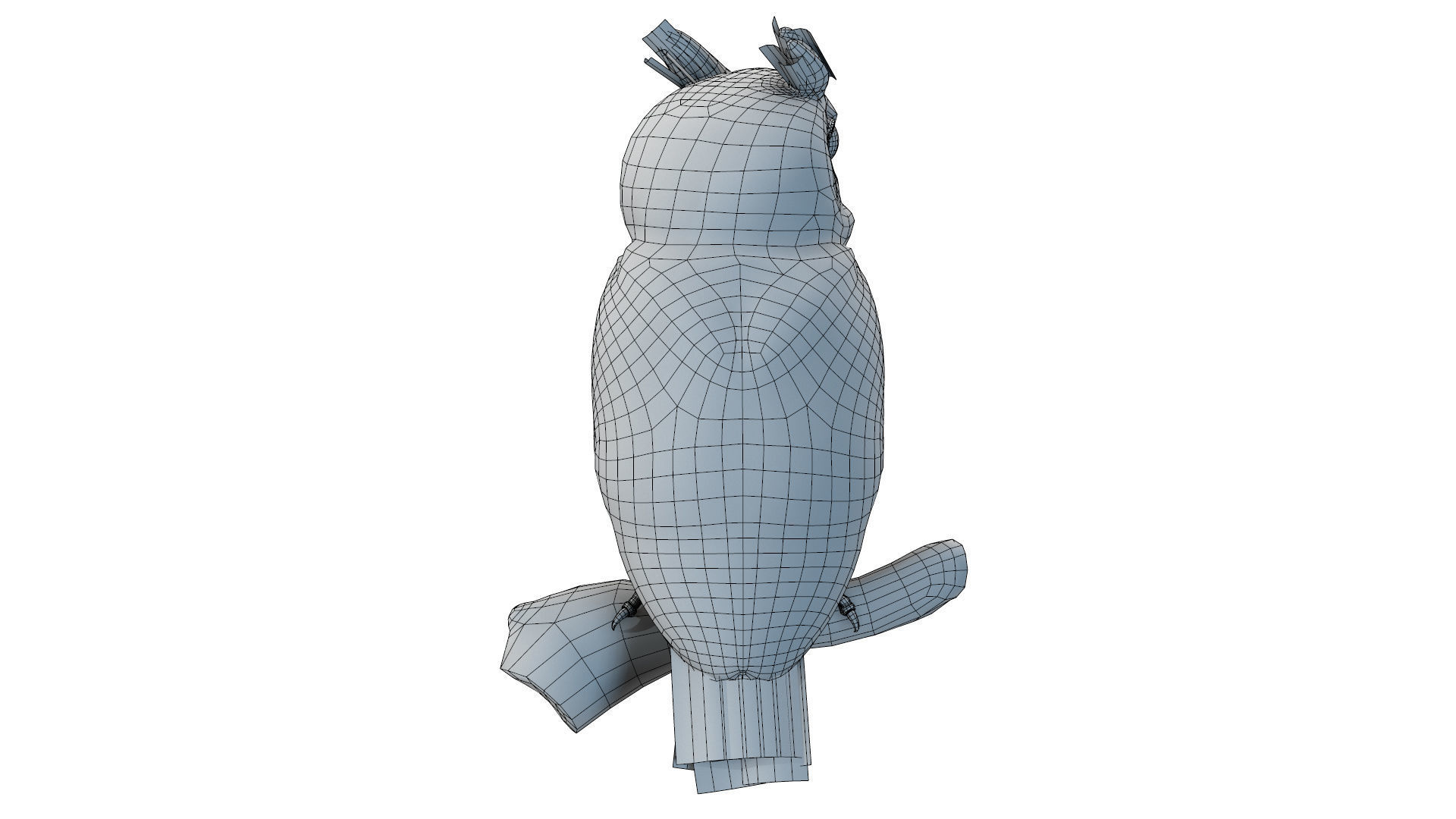3D model Screech Owl VR / AR / low-poly | CGTrader