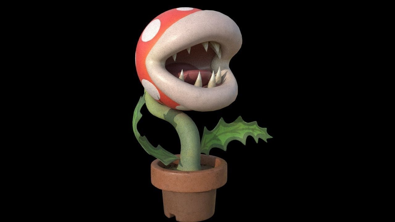 plant mario 3D model | CGTrader