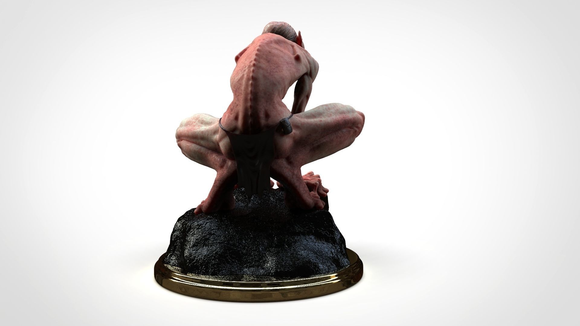 GOLLUM - THE HOBBIT - THE LORD OF THE RINGS 3D model 3D printable ...