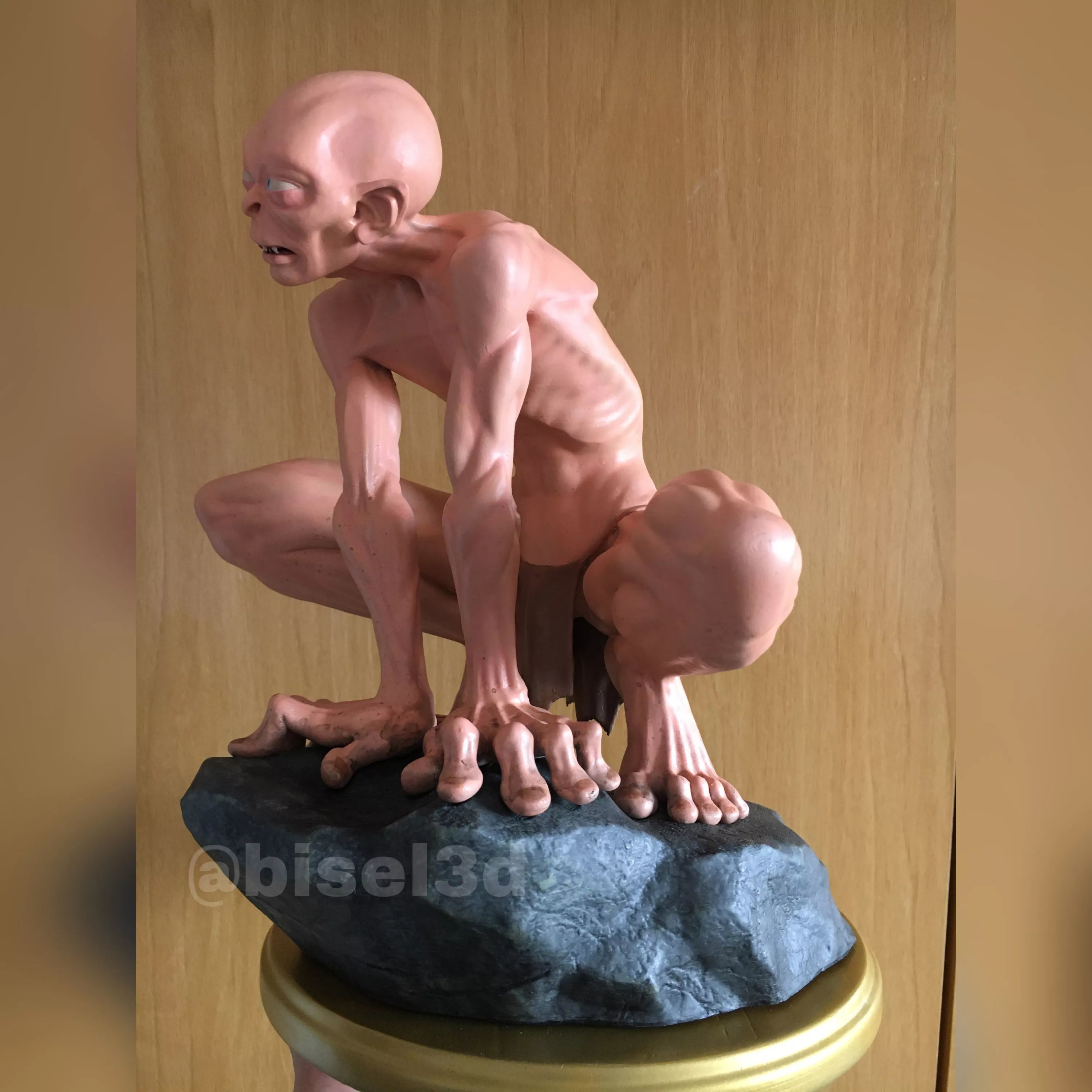 GOLLUM - THE HOBBIT - THE LORD OF THE RINGS 3D model 3D printable ...