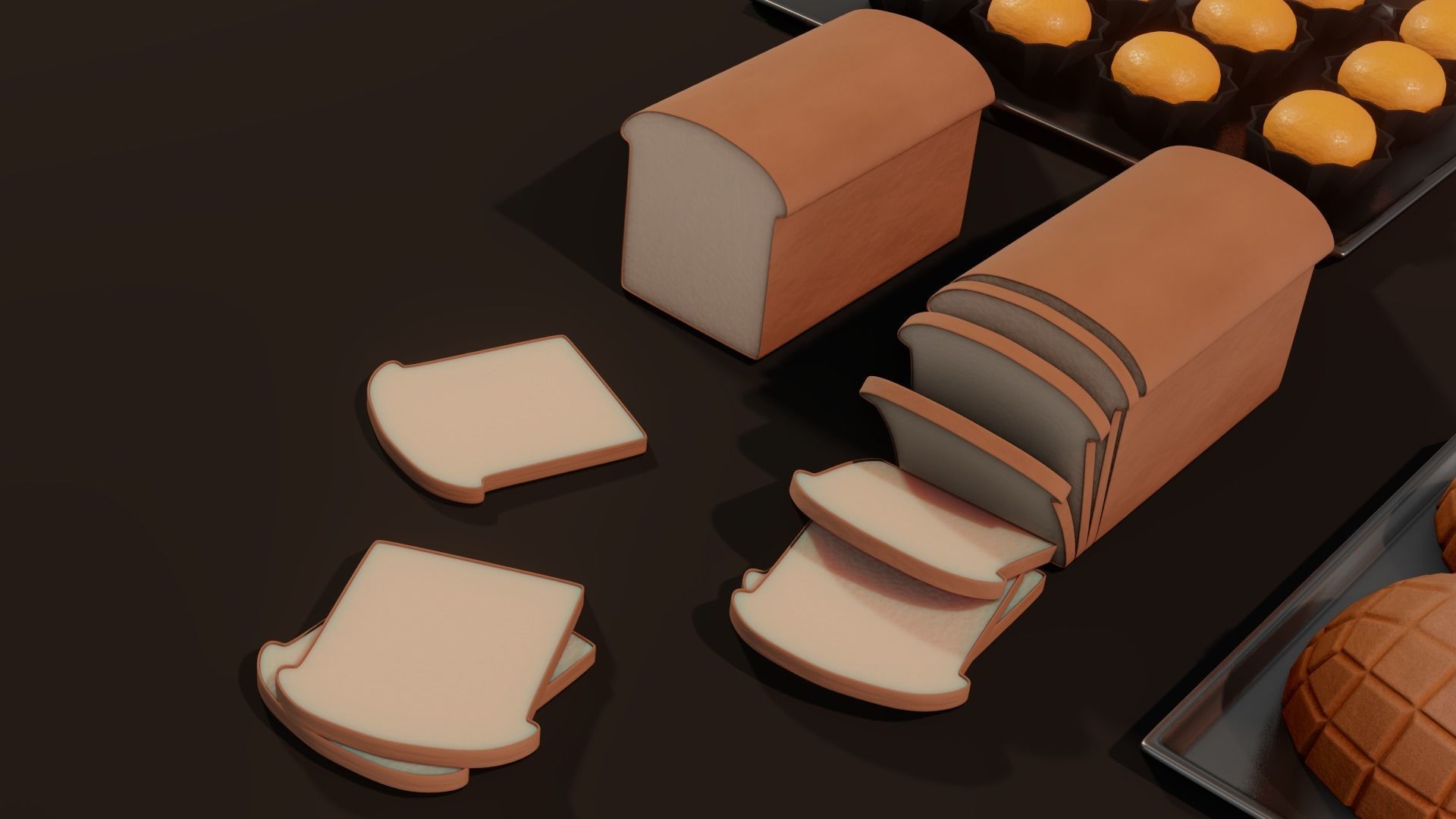 Bakery Assets 3D model | CGTrader