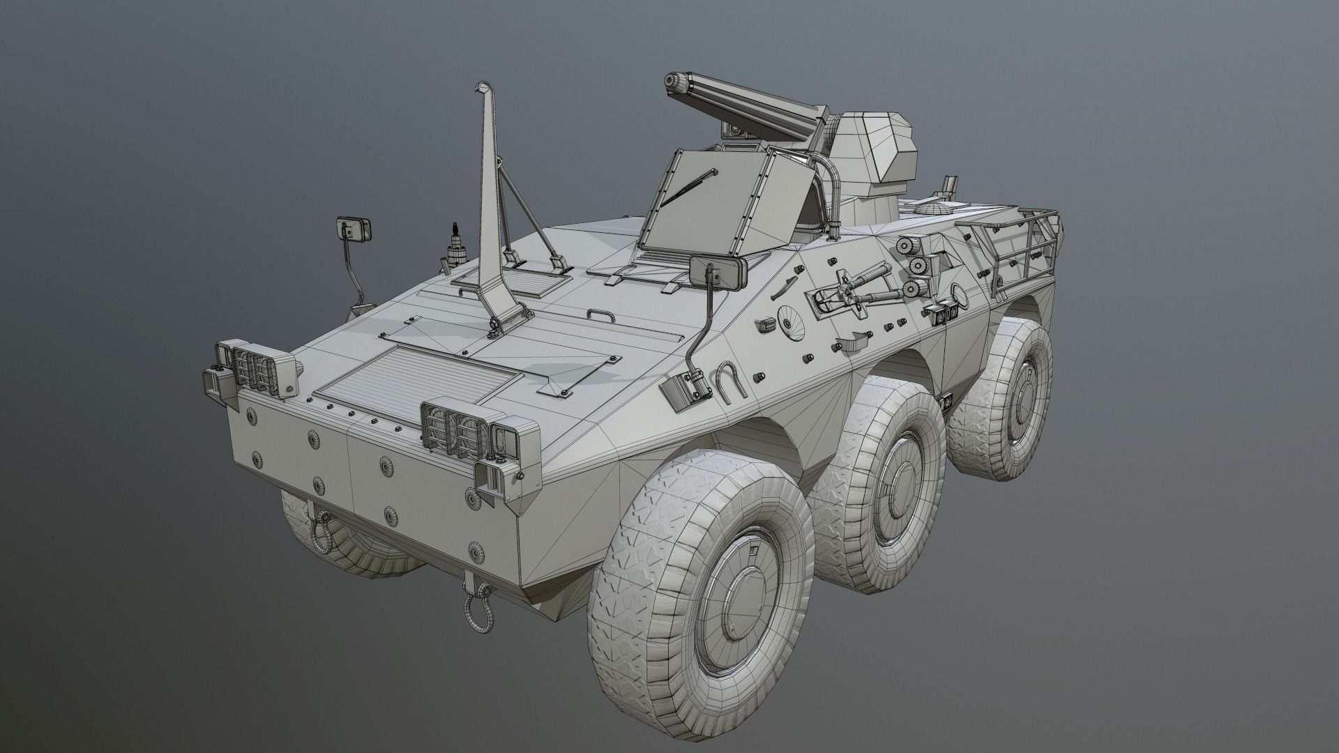 Puma 6x6 PBR 3D model | CGTrader
