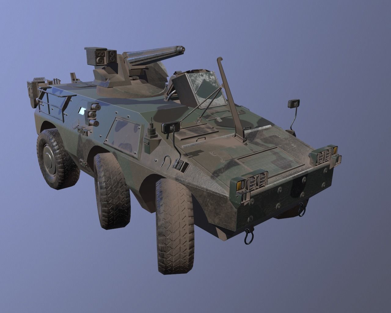 Puma 6x6 PBR 3D model | CGTrader