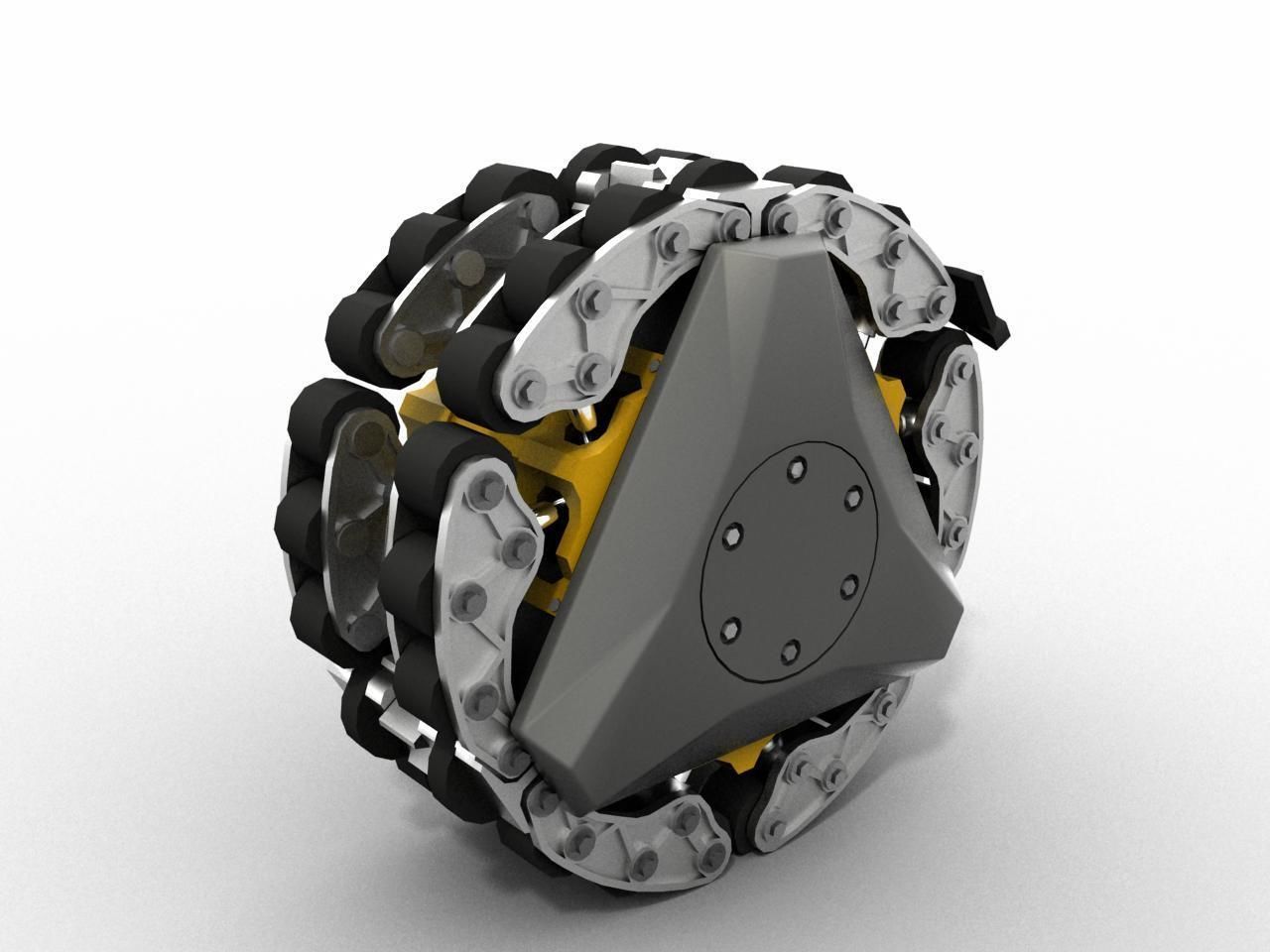 3D model RWT Reconfigurable Wheel Track VR / AR / low-poly | CGTrader