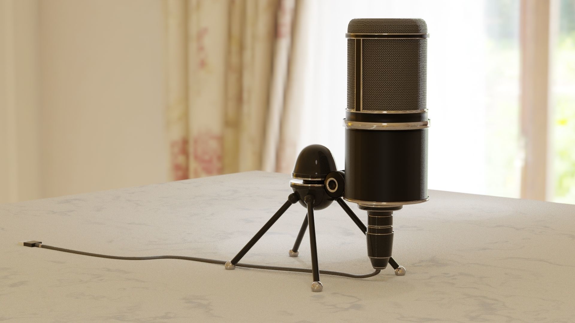 Condenser Microphone 3D model | CGTrader
