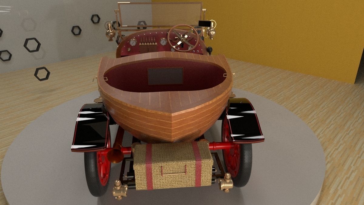 Chitty Chitty Bang Bang car 3D model | CGTrader