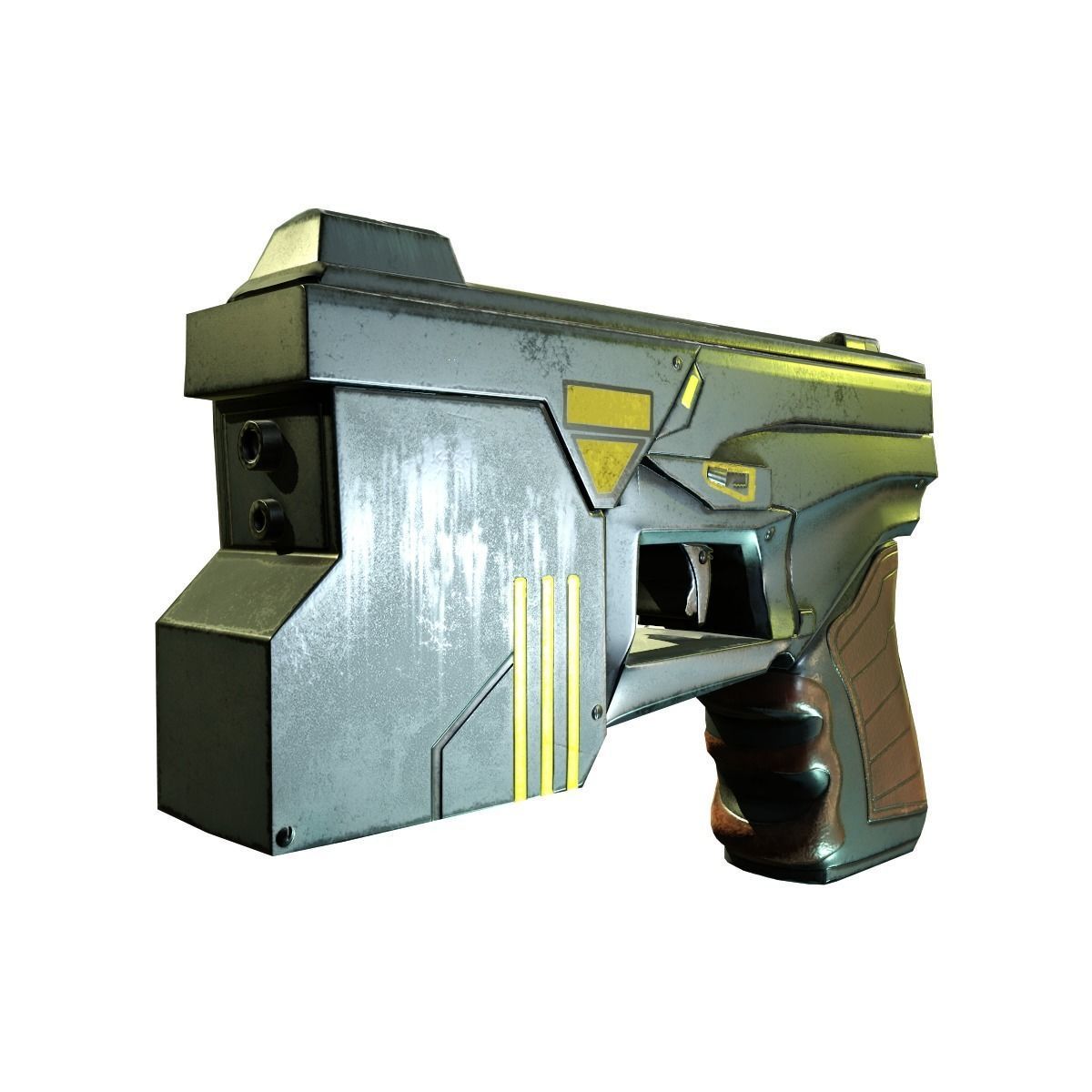 3D model realtime Laser Gun | CGTrader