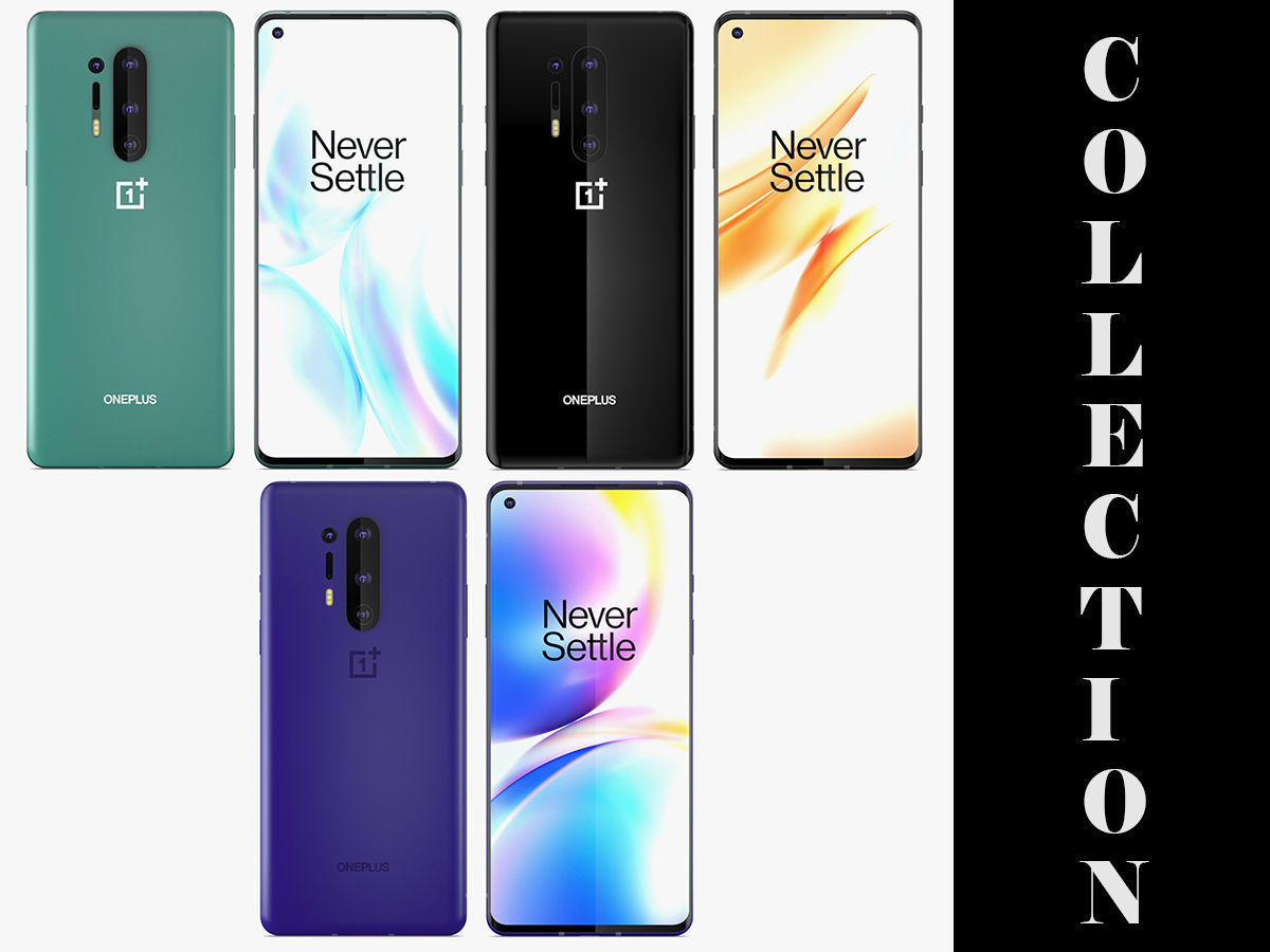 OnePlus 8 Pro All Colors 3D model | CGTrader