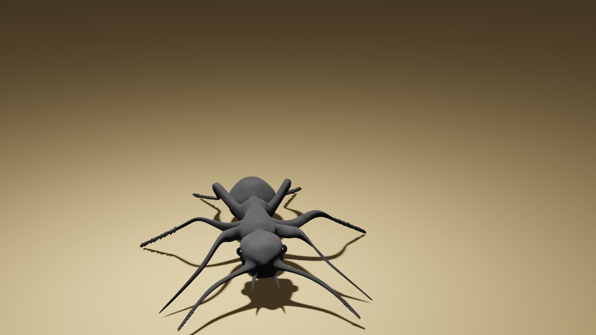 3D model BLACK ANT VR / AR / low-poly | CGTrader