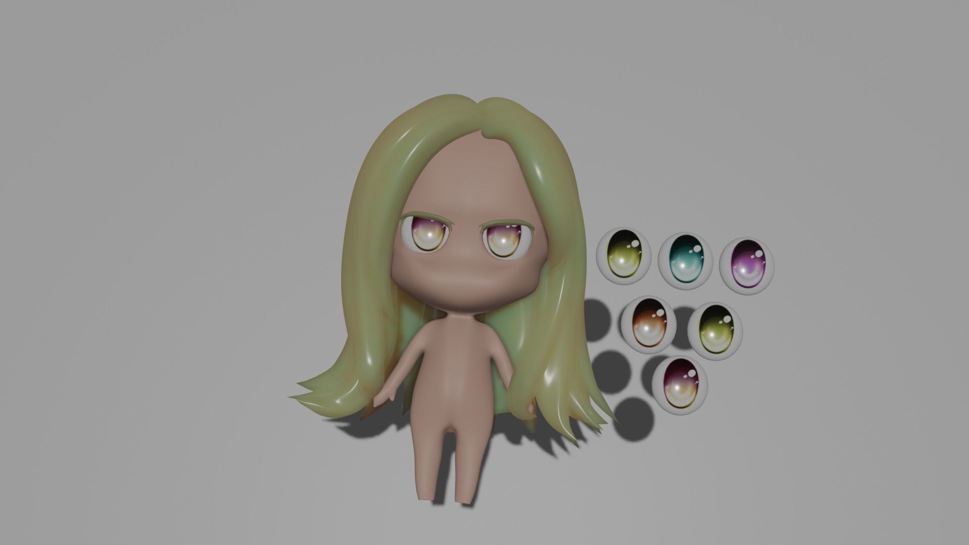 3D Chibi Character Model VR / AR ready | CGTrader