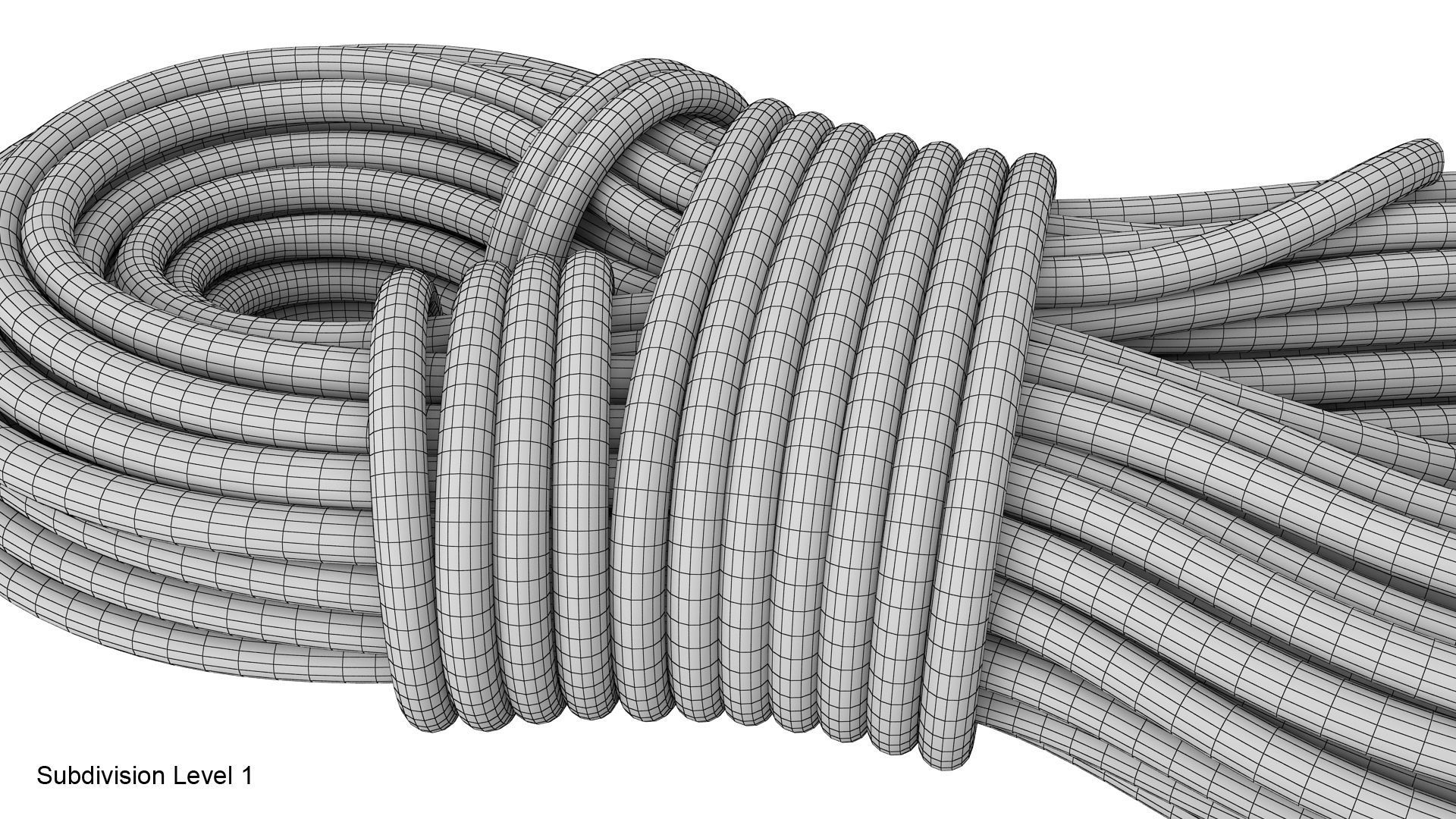 Climbing rope 3D model | CGTrader