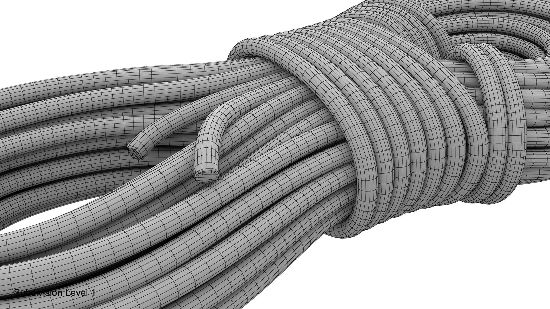 Climbing rope 3D model | CGTrader