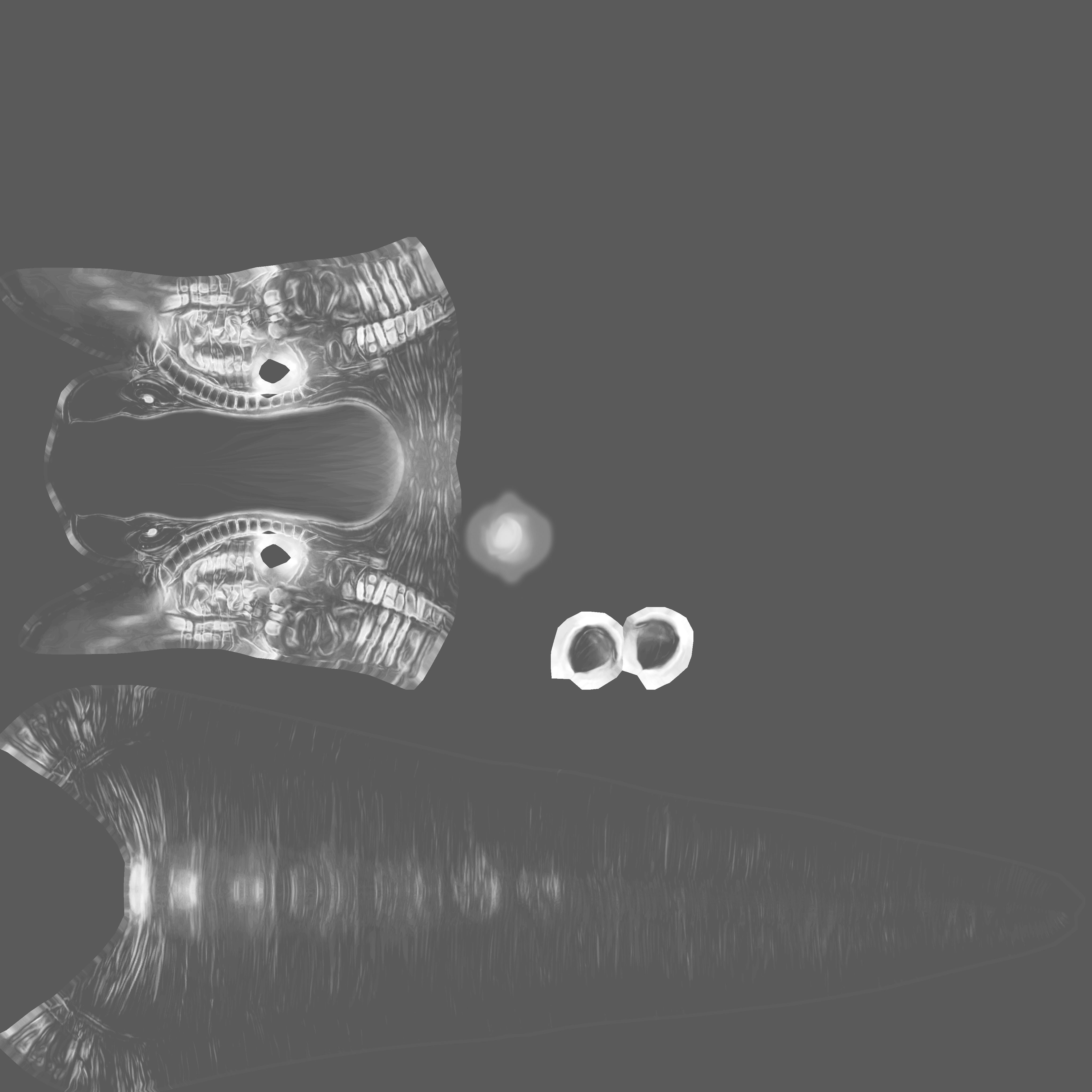 Alien Chestburster 3D model rigged | CGTrader