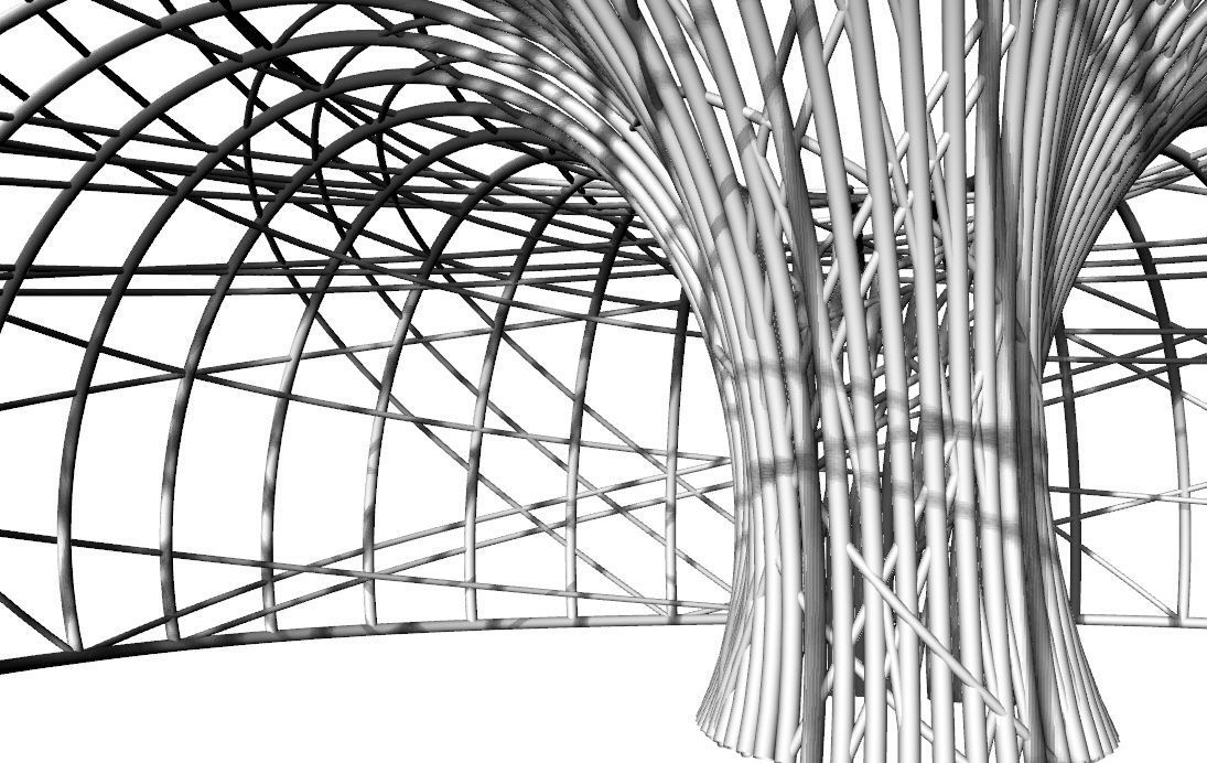 Bird Nest Pavilion 3D model | CGTrader