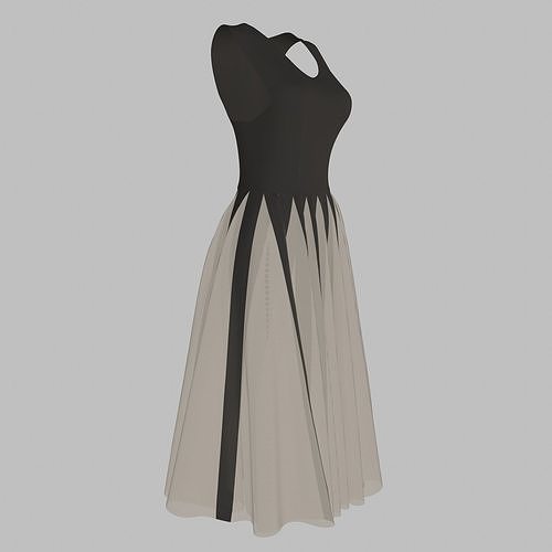 Dress 3D model | CGTrader