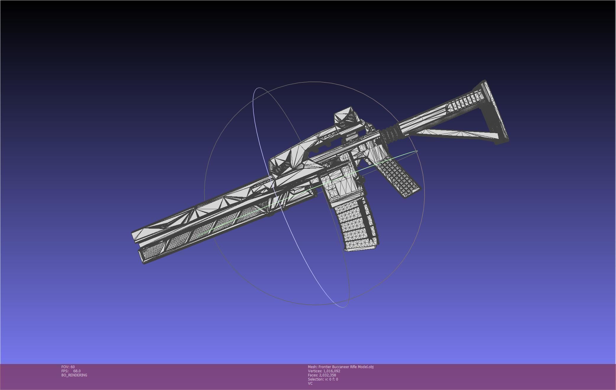 Frontier Buccaneer Rifle Basic Model 3D model | CGTrader
