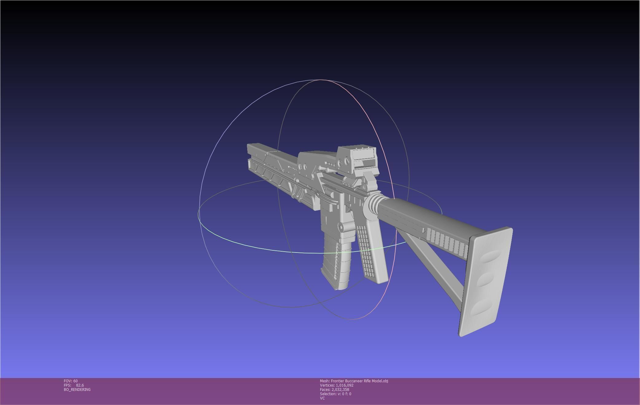 Frontier Buccaneer Rifle Basic Model 3D model | CGTrader