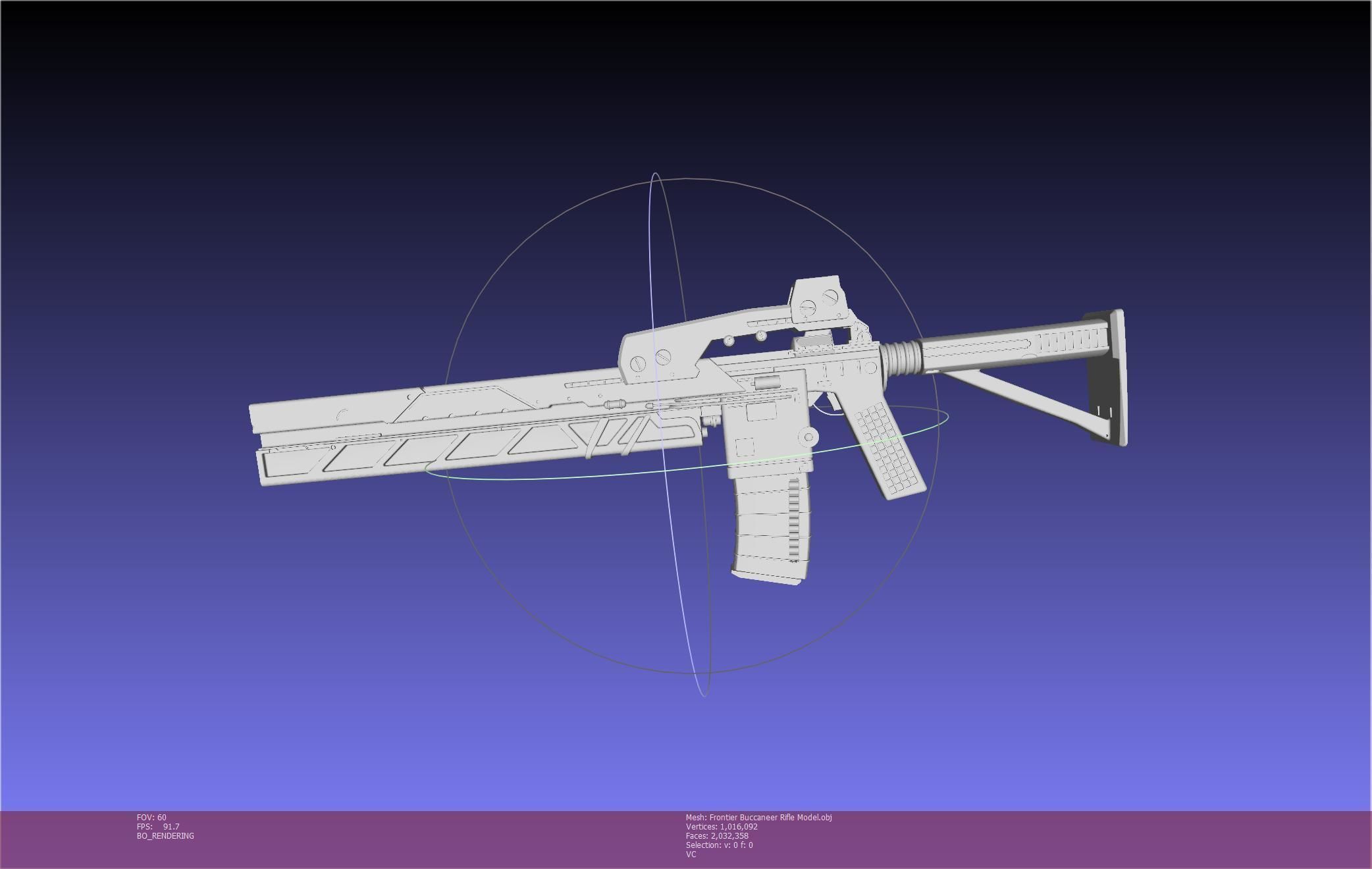 Frontier Buccaneer Rifle Basic Model 3D model | CGTrader