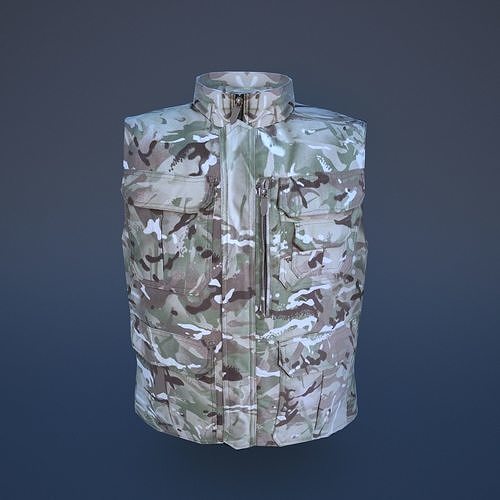 3D model Military Vest VR / AR / low-poly | CGTrader