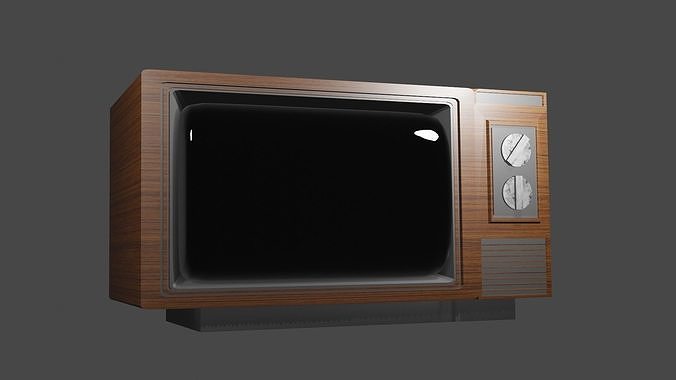 Lower poly CRT free 3D model | CGTrader