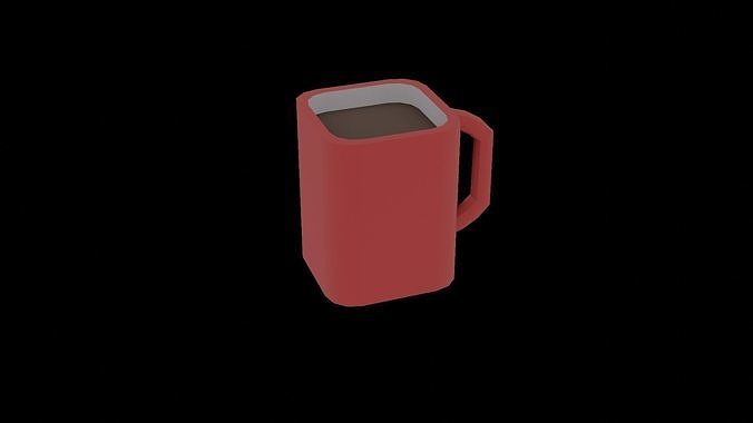 Low Poly Coffee mug free VR / AR / low-poly 3D model | CGTrader