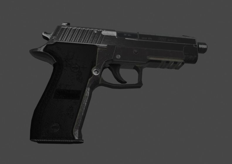 Sig Sauer P226 l Pistol free VR / AR / low-poly 3D model | CGTrader